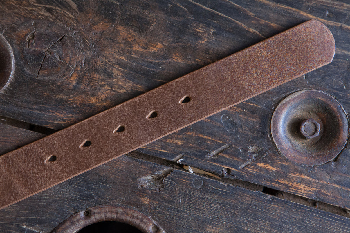 35mm Japanese Garrison Brass Belt - You choose the leather! – Pigeon Tree